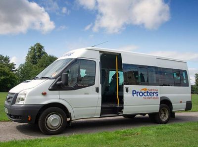 Mini Bus Hire | Best Hire Rates Available | Procters Coachers