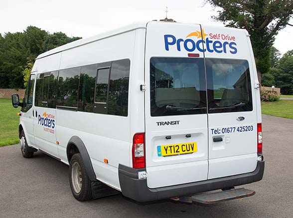 Mini Bus Hire | Best Hire Rates Available | Procters Coachers